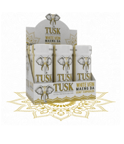 Tusk Kratom 120 Count capsules – kratomroots.com